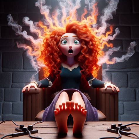 Mirida After Her Feet Electroshock Ai By Tjcyber47 On Deviantart