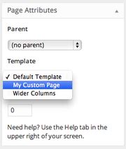 Page Templates Theme Developer Handbook WordPress Developer Resources