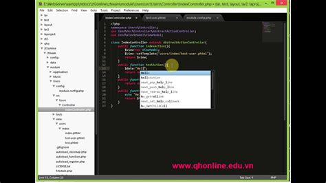 Zend Framework 2x Tìm Hiểu Cơ Bản Controller Và View Phần 2 Youtube
