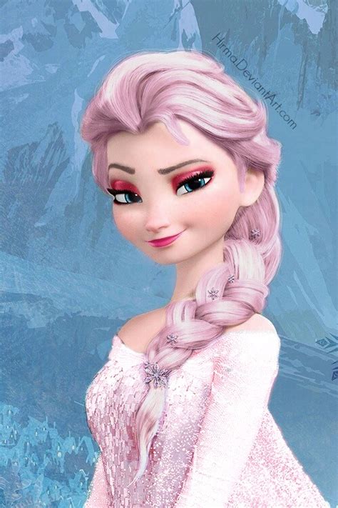 Elsa In Pink By Hirma On Deviantart