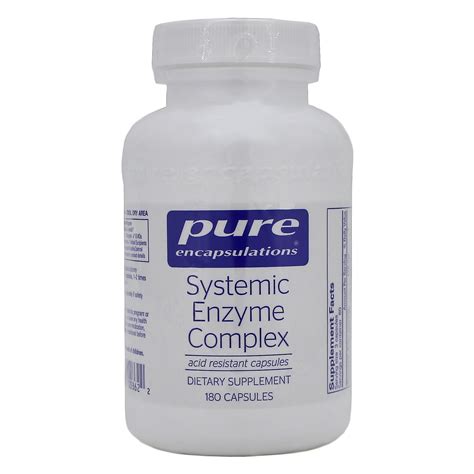 Buy Systemic Enzyme Complex 180 Capsules Supplement Online Spectrum Supplements