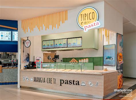 Fresh Pasta Shop In Food Court Shopping Center Immagini Alimenti