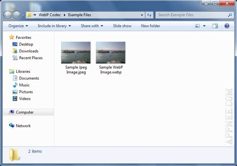 WebP Codec For Windows View And Use WebP Format Of Images Natively