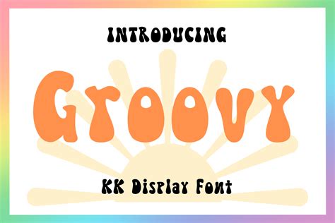 Groovy Font By Kimkakk · Creative Fabrica
