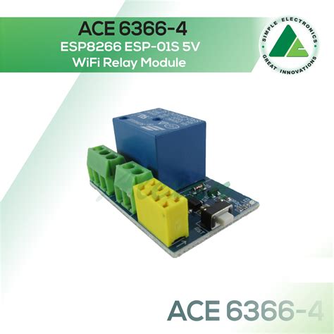 Ace 6366 4 Esp8266 Esp 01s 5v Wifi Relay Module Alexan