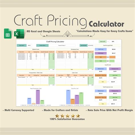 Craft Pricing Calculator