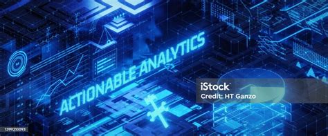 Isometric Illustration Of The Concept Of Actionable Analytics 3d