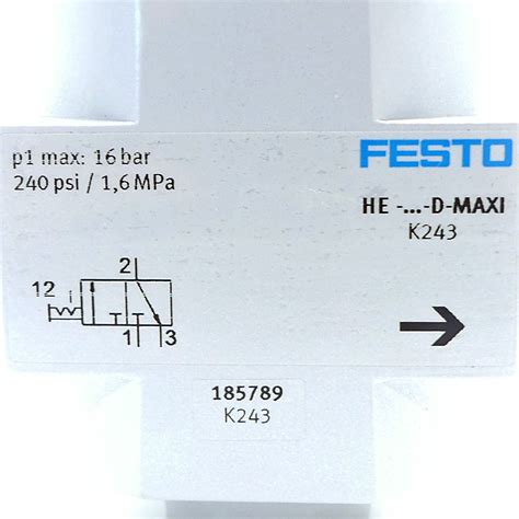 Maschinenteil24 Festo Onoff Valve He D Maxi Buy Online