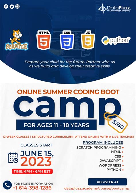 Data Pluzz On Linkedin 🚀 Get Ready For An Unforgettable Coding Experience With Our Summer Camp