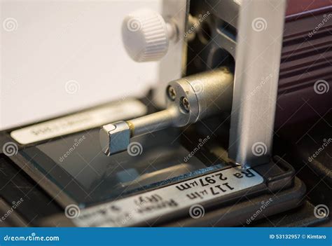 Calibration Surface Roughness Tester Machine With Gage Bloc Stock Image Image Of Perfection