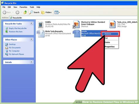 How To Restore Deleted Files In Windows XP Steps