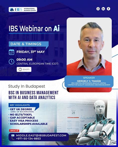 Webinar On Ai With Experts Middleeastibsbudapest Anjum Khan Posted On The Topic Linkedin