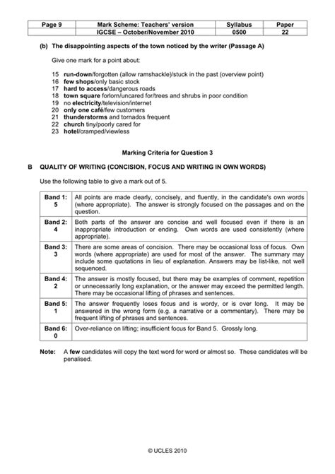 Question 3 Igcse Revision Site