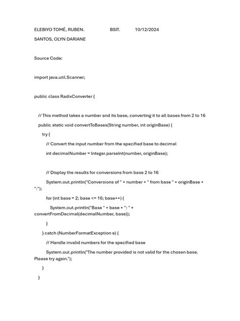radix converter pdf notation software development