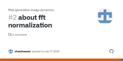 About Fft Normalization Issue Fltwr Generative Image Dynamics Github