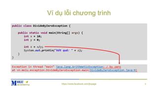 Java SE Basic Chapter8 Java Exception PPT