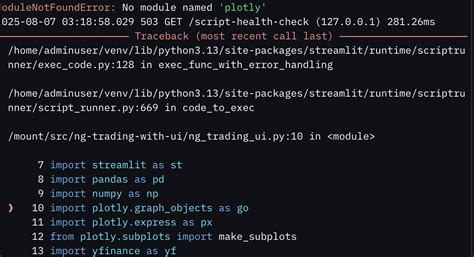 Modulenotfounderror No Module Named Plotly Page 2 Community
