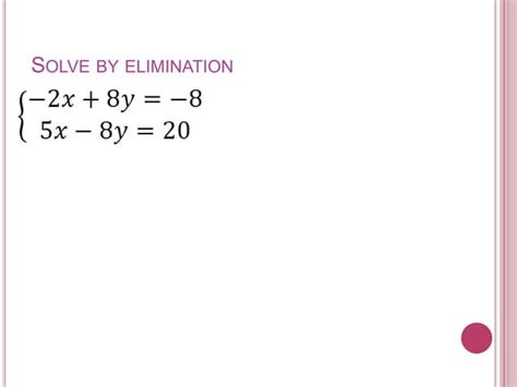 Chapter 3 Linear Systems Ppt