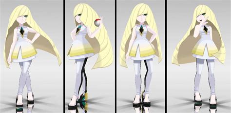 Mmd Pokemon Sun Moon Lusamine Pose Pack By Danikh1 On Deviantart