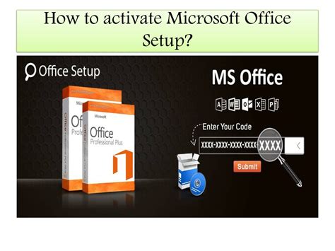 PPT Office Com Setup Enter Office Activate Key PowerPoint Presentation ID