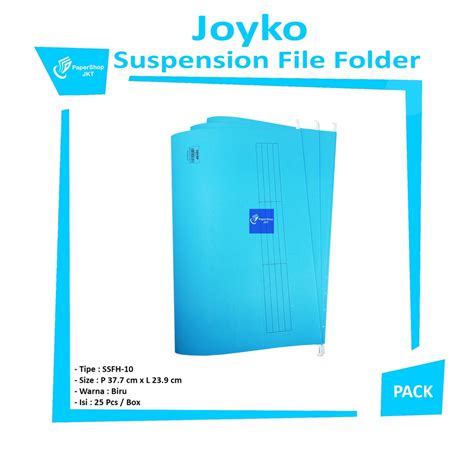 Jual Joyko Suspension File Folder Map Gantung Ssfh 10 Biru Pcs Shopee Indonesia