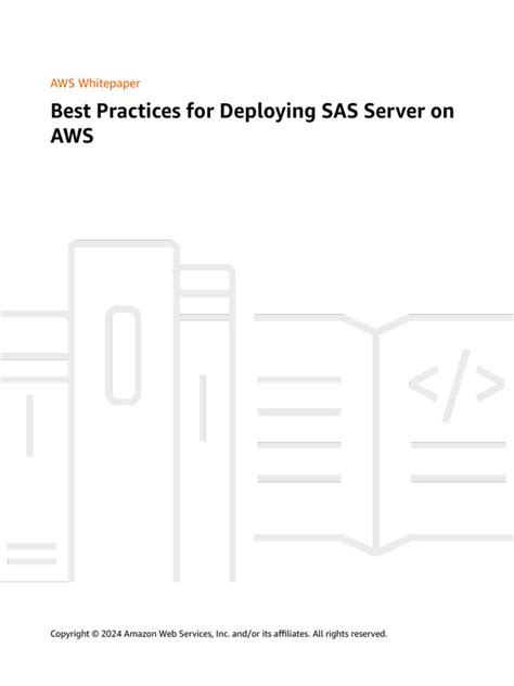 Best Practices For Deploying Sas Server Pdf Amazon Web Services Cloud Computing