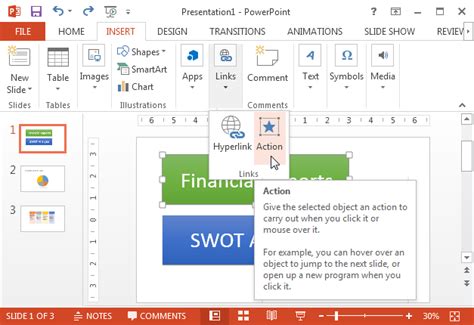 How To Link PowerPoint Slides Using Buttons