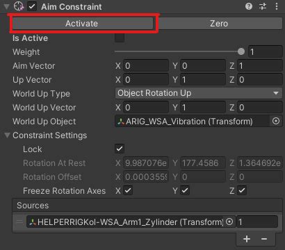 How To Activate Aim Constraint Via Script The Same Way As Activate