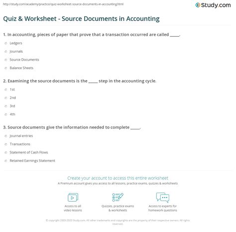 Source Documents In Accounting 4 Accounting Cycle Short Mba During An Audit Source