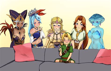 Sky Freedom Cia Hyrule Warriors Cremia Lana Hyrule Warriors Link Malon Princess Ruto
