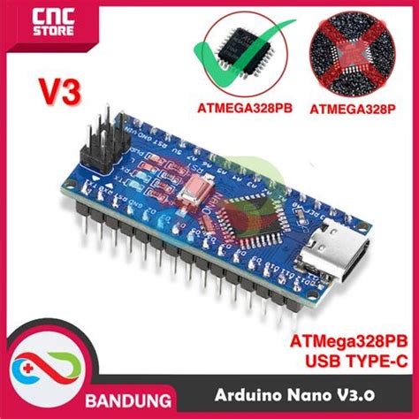 Promo Arduino Nano V3 Atmega328p Ch340g 5v Board Type C Kota Bandung