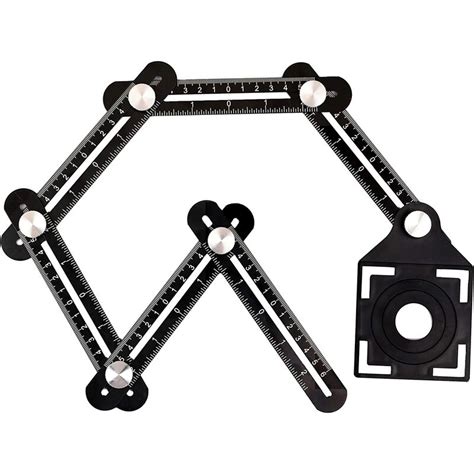 Multi Angle Measuring Ruler Betterlife Aluminum Alloy Six Sided Template Tool Multi Angle