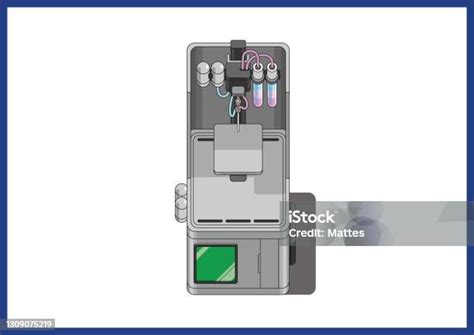 유기 메이터 3d 프린터 고급 3d 프린터는 셀로 교체 기관을 조작합니다 흰색 배경에 독립 실행형 디자인 제품 3차원 인쇄에 대한 스톡 벡터 아트 및 기타 이미지 Istock