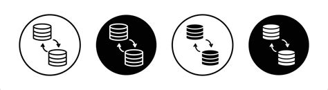 Data Migration Icon Vector Art Icons And Graphics For Free Download