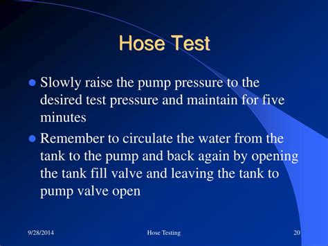 PPT Annual Hose Testing PowerPoint Presentation Free Download ID