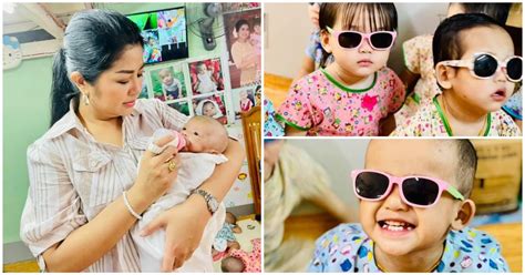 ချစ်ရတဲ့ သားတွေသမီးတွေနဲ့အတူ သင်္ကြန်အကြိုနေ့လေးကို ရိုးရှင်းစွာ ဖြတ်သန