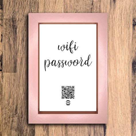 Wifi Password Photo Frame Wheres Your Wifi