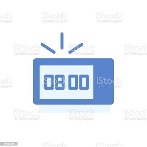 캘린더 시간 아이콘입니다 Ui 및 Ux 웹 사이트 또는 모바일 응용 프로그램에 대한 Almanac 아이콘의 간단한 색상 벡터 요소 개념에 대한 스톡 벡터 아트 및 기타