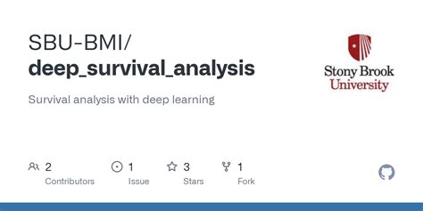 Github Sbu Bmi Deep Survival Analysis Survival Analysis With Deep Learning