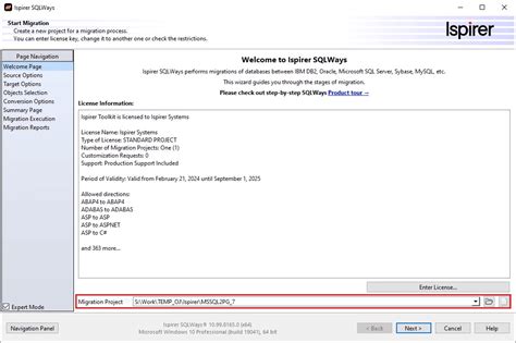 Ispirer Toolkit Project Directory Ispirer Knowledge Base