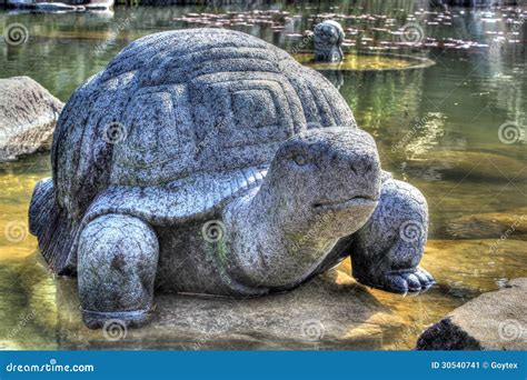 Bomun Water Wheel Turtle Stock Image Image Of Outhouse 30540741