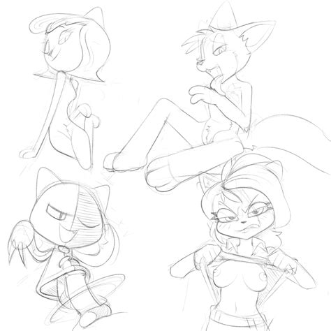 rule 34 a kitty bobo show aeris vg cats annoyed anthro breasts clothed clothing clothing