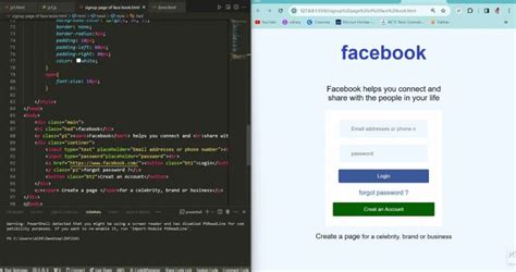 Created Facebook Login Page Using Html Css And Javascript Neelapu