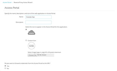 Reverse Proxy For The Access Portal