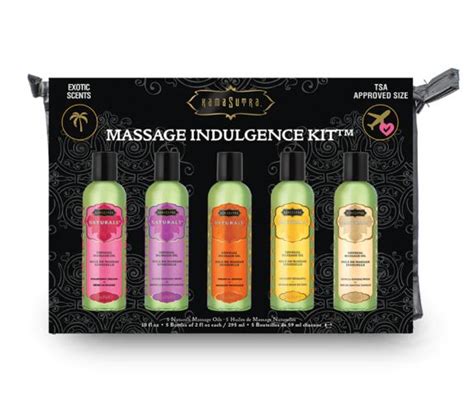 Kama Sutra Massage Indulgence Kit Sensual Sins