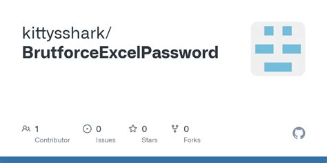 Github Kittyssharkbrutforceexcelpassword
