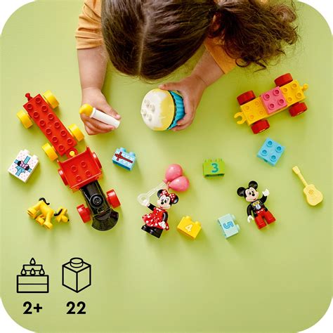LEGO DUPLO 10941 Urodzinowy pociąg myszek Miki i Minnie - Klocki LEGO ...