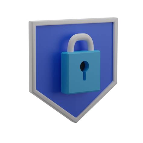Premium Photo 3d Secure Lock Illustration