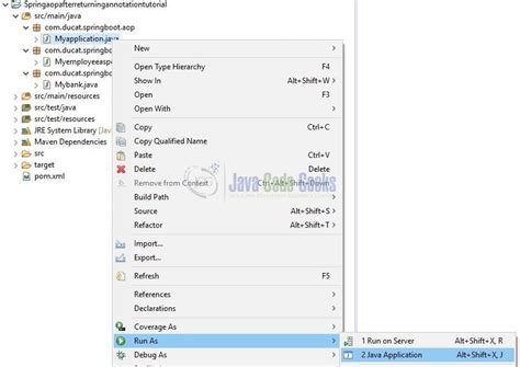 Spring AOP AfterReturning Advice Type Example Java Code Geeks
