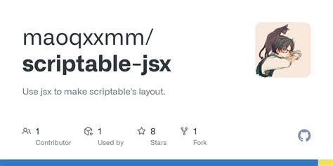 Github Maoqxxmm Scriptable Jsx Use Jsx To Make Scriptable S Layout